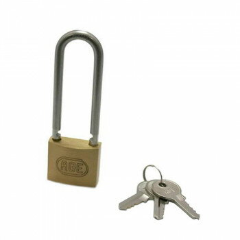 大事なものを保管するときに役立ちます!ダブルロックにより、高い防犯性を備えた南京錠です。サイズ幅34.9×奥行14×高さ97.3mm個装サイズ：2×13×8cm重量個装重量：155g素材・材質本体:真鍮、つる:SUS304ステンレス仕様付属...