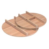 さわら製の木蓋です。厚手のさわらを使用しておりますので、丈夫で長持ちします。サイズφ510mm個装サイズ：56×56×10cm素材・材質サワラ仕様板厚:15mm製造国日本さわら製の木蓋です。 ※画像はイメージです。商品サイズをお確かめくださ...