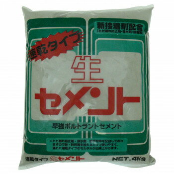 建築＆構造物の補修材です。施工1日後の強度は普通セメントの3日後の強度に匹敵します。特に低温時には速乾タイプ生セメントを用いたコンクリートは、3日強度において普通セメントの数倍の強度を発揮します。用途・使用場所:速乾タイプのモルタル作り。※...