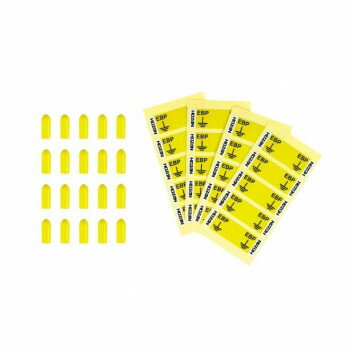 アースシールとキャップのセットアースシールとアースキャップのセットです。※アース端子は付属しておりません。サイズ個装サイズ：13.0×8.4×1.9cm重量個装重量：20g仕様適応機種:F-127/F-127-1/F-128セット内容20組...