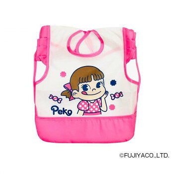 使わない時はくるっと丸めて小さく!あのペコちゃんがさらにかわいく♪「BabyPeko(ベビーペコ)」から、袖なしエプロンが登場!柔らかい素材なので、違和感なく着用できます。腕を通して首後ろで面テープで留める仕様になっています。コンパクトに丸...