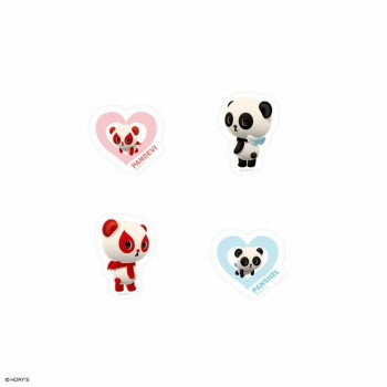 かわいいモバイルステッカースマホケースに挟むこともできるスマホサイズにピッタリなデコレーションステッカーセットです。安心な濡れ・汚れに強い耐水コーティング仕様。※本品は強粘着のステッカーですので、機器本体ではなくケースに貼ることを推奨いたし...