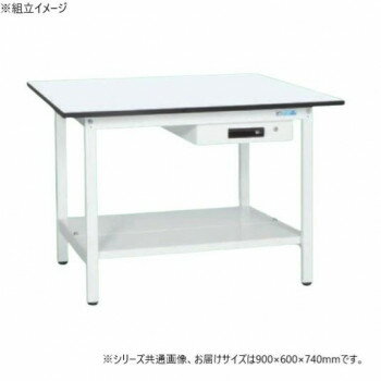 スピーディーに組み立てができる安価型作業台本体は角パイプ(構造用鋼管)を使用している為、非常に堅牢でホコリが溜まりません。※この商品は6個口での出荷になります。(目安個装サイズ:620×930×25mm:7.75kg/100×730×80m...