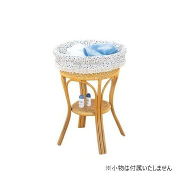 南国リゾートでのバカンス気分にタオルやサニタリーバス用品などの一時置きとして、おしゃれな丸型タイプの籐ランドリーです。天然素材の籐で心やすらぐ空間を。衣類などがひっかからない、取り外し可能なフリルカバー付です。※沖縄・離島へのお届けはできま...