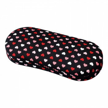 おすすめハート柄が可愛いメガネケースです。※生地の取り都合により柄が異なります。サイズ内寸:約W150×D60×H30mm個装サイズ：15.8×6.5×3.3cm重量約105g個装重量：110g素材・材質スチール/コットン仕様・バネ式・ハー...