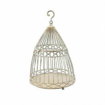 繊細なフォルムのプラントホルダー。植物などを中に入れて、吊るしたり置いたりすることで、お庭にアクセントを加えます。※アンティークな風合いを出す為にキズや塗装の剥がれ、腐食加エ等を施した商品です。不良品ではありません。サイズΦ450×H580...