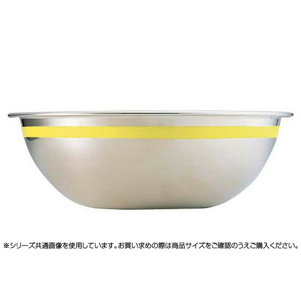 使い分けに便利なライン入り。清潔感のあるステンレス製のボールです。サイズΦ360×H136mm個装サイズ：14×38.5×38.5cm重量個装重量：1080g素材・材質18-8ステンレス仕様容量:10.5L板厚:0.8mm生産国日本使い分け...