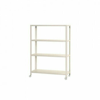 キャスター付なので移動が簡単なスチールラックです。前方の支柱穴が少なく、穴を小さくしたスチールラックです。■お届けは2個口となります。1個口目:106×42×8cm、3500g2個口目:119×4×4cm、9300gサイズ個装サイズ：106...