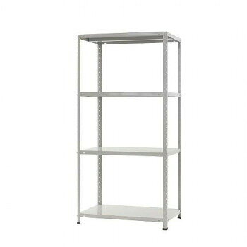 耐荷重150kgの丈夫で使いやすいスチールラック!ワンボルトタイプで組立も簡単です。■お届けは2個口となります。1個口目:91×69×8cm、13750g2個口目:181×9×4cm、5100gサイズ個装サイズ：181×9×4cm重量個装重...