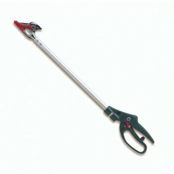 おすすめグリップから刃先まで約60cm。手の届きにくいところも楽にカットできます。サイズ全長:620mm、刃長:48mm個装サイズ：65×12×3cm重量325g個装重量：400g素材・材質高炭素刃物鋼仕様切断対象物:茎、生木枝の切断目安:...