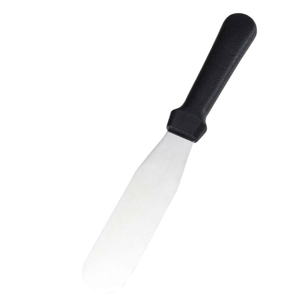 お菓子作りにおすすめ。ステンレス製のスパチュラです。サイズ刃渡り157mm、全長287mm個装サイズ：30×5×3cm重量個装重量：200g素材・材質金属部:ステンレスハンドル:ポリプロピレン(耐熱110度)仕様洗浄機対応生産国中国お菓子作...