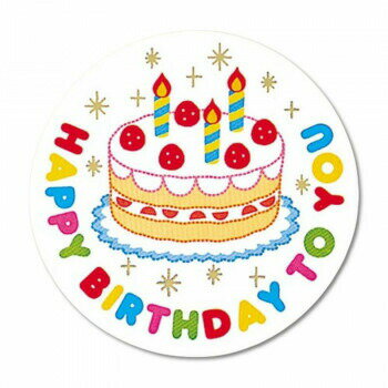 おすすめ「HappyBirthday」の文字入りギフトシールです。サイズ直径47mm個装サイズ：13×10×10cm重量個装重量：600g素材・材質光沢紙生産国日本fk094igrjs