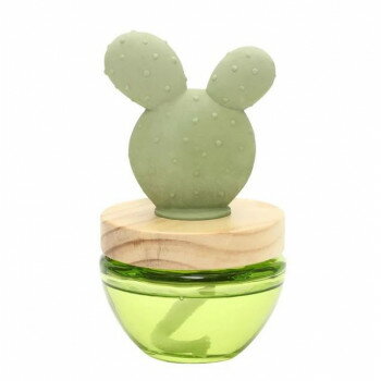 サボテン型アロマディフューザーウサギの耳に見えるチャーミングなフォルムのサボテン型アロマディフューザーです。【香料】ライム&グリーン(シトラス:グリーンティー、オレンジ)【注意事項】※食べ物ではありませんので口に入れないでください。※液体が...