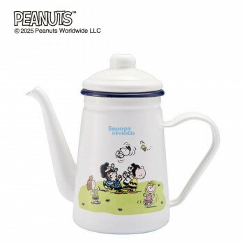 保温性に優れているホーロー製のカフェポットホーローは熱効率が高く水を早く沸騰させることができ、お湯が冷めにくく保温性にも優れています。注ぎ口が細いタイプでカップやポットに直接お湯を注ぐ際にも便利に使えます。コーヒードリップに最適です。ホーロ...