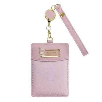 大人可愛いおしゃれなアイテム可愛い型押し生地にカラーストーンが煌めくメタルプレート。マイメロディの、大人可愛いアイテムです。サイズW73×H104×D4mm個装サイズ：11×8×4cm重量個装重量：46g素材・材質合成皮革仕様(C)2025...