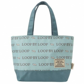 保温保冷ランチバッグpicoteeのロゴ「LOOP BY LOOP」をロゴグラム柄にした保温保冷ランチバッグです。ファスナー開閉の舟形タイプ。内側はアルミシートで保温保冷対応。保冷剤が入るメッシュポケット付き。サイズ(約)縦22×横23.5...