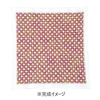 花ふきんに刺し子ができる刺し子キット!布に図案がプリントされているので、簡単に刺繍できます。サイズ個装サイズ：30×20×2cm重量個装重量：63g仕様初級生産国日本fk094igrjs