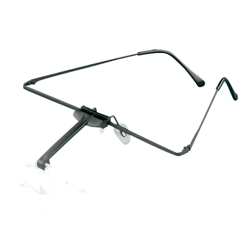 耳に掛けるルーペ「ラボ・フレーム」のパーツ。メガネのように耳に掛けるルーペ「ラボ・フレーム」のフレームです。別売りのレンズを取り付けて使用します。サイズ幅15cm、アーム5cm個装サイズ：23×15×5cm重量個装重量：250g素材・材質軽...