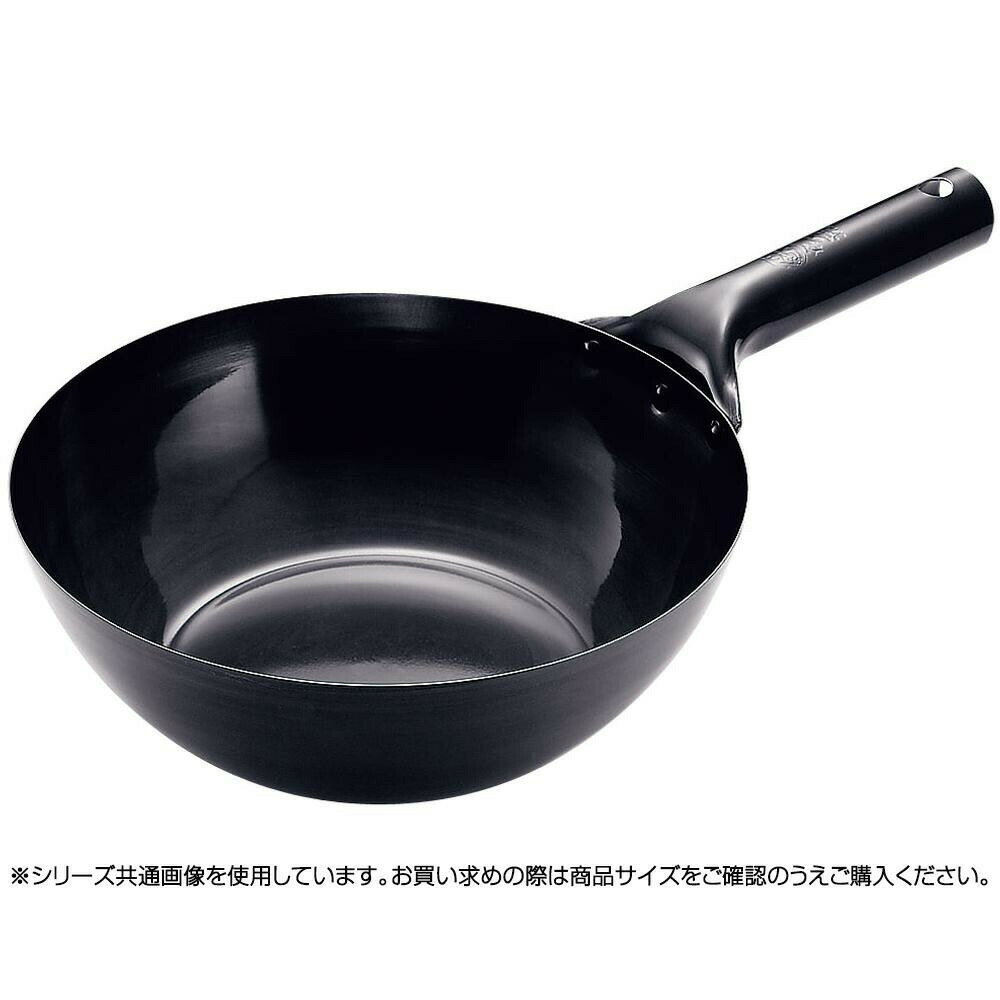 IH対応の北京鍋です。鉄製の鍋は、熱伝導性が良く、調理時間の短縮に。サイズ内径22cm×深さ75mm、底径130mm個装サイズ：24.0×39.0×11.0cm重量660g個装重量：950g仕様IH対応板厚:1.6mm生産国日本IH対応の北...