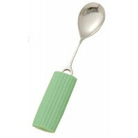 首の部分が自由に曲げられる自助具!上下左右、首の部分が自分に合わせて手で曲げられるスプーンです。さじの部分が小さいのでお子様に適しています。オールステンレス製!!毎日の楽しいお食事のために夢をかたちにしました。サイズ全長:16cm、先端+首...