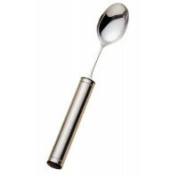 曲げられるスープスプーン。すくう部分に適度な深さがあるので、スープなどの汁物もこぼしにくくなっています。スープだけでなく、通常のお食事もひとすくいで十分な量を味わえます。サイズ全長:21.2cm、先端+首長:10.1cm個装サイズ：2×11...