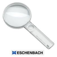 簡易タイプの読書用ルーペ。透明度が高く明るいレンズです。新聞、読書などにお使いいただける手持ちタイプのルーペ。グリップに高倍率(5倍)の小レンズが付いています。コストパフォーマンスの高い商品です。サイズ縦19.3×横8.8×高さ1.5cm個...