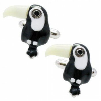 オオハシ・鳥をモチーフにしたカフスオオハシ・鳥をモチーフにしたカフス。大きなくちばしが特徴で愛嬌たっぷり。自分用、大切な人へのギフト、男性用プレゼントに最適です。ニューヨーク発アクセサリーブランドSWANKは、1897年に設立された老舗ジュ...