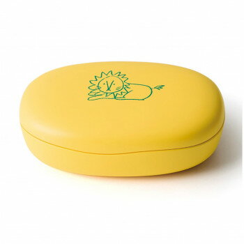 わくわくするフタつきプレート食べる楽しさ、食べものへの関心、苦手な食べものへの挑戦など、食育の観点から子供たちに食事の喜びや食への興味・関心を持ってほしい、そんな想いから生まれたうつわです。サイズ158×113×53mm個装サイズ：11.3...