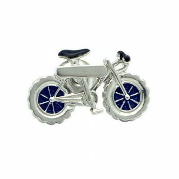 自転車のピンズ自転車のピンズは、シルバーカラーのシンプルで洗礼された仕上がりで、車輪の中のブルーが自転車の疾走感を演出している技ありの商品です。ドロップハンドルの自転車をモチーフにしている作品で、最近急増している自転車出勤のサラリーマンのお...
