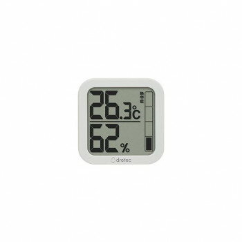 温湿度のある暮らし置き場所に困らないコンパクトサイズです。くすんだ色合いがお部屋をよりお洒落にしてくれます。サイズ約W81×D17×H81mm個装サイズ：11×3×16cm重量電池含まず:約81g個装重量：130g仕様電源:単4形乾電池(テ...