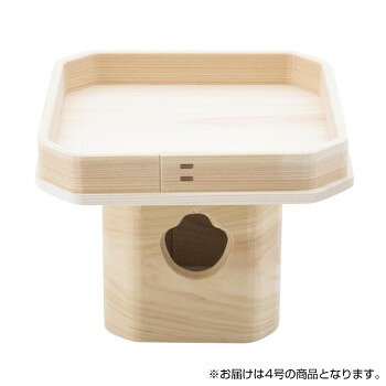 お供え物を乗せる台約0.3kgの鏡餅が飾れます。赤枠敷紙付き。【注意事項】※自然素材のためヤニが発生する場合がございますが、品質に問題はございません。※発生した場合の対処方法…エタノール(その他アルコールやシンナー)でおふき取りください。完...