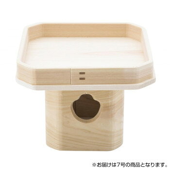 お供え物を乗せる台約0.3kgの鏡餅が飾れます。赤枠敷紙付き。【注意事項】※自然素材のためヤニが発生する場合がございますが、品質に問題はございません。※発生した場合の対処方法…エタノール(その他アルコールやシンナー)でおふき取りください。完...