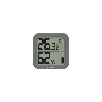 温湿度のある暮らし置き場所に困らないコンパクトサイズです。くすんだ色合いがお部屋をよりお洒落にしてくれます。サイズ約W81×D17×H81mm個装サイズ：11×3×16cm重量電池含まず:約81g個装重量：130g仕様電源:単4形乾電池(テ...