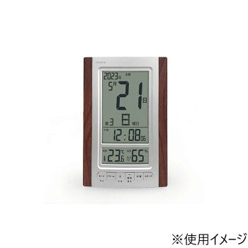 日めくりカレンダークロック家中どこでも使いやすい置き掛け兼用。時刻修正不要の電波受信機能付き。和室にも洋室にも合う優しい木目調のデザイン。過去未来のカレンダーと六曜も確認ができます。切替機能で時刻を大きく表示できます。サイズ約235×165...