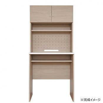 おしゃれと実用性が調和扉で隠す収納とオープン棚で魅せる収納が可能です。見た目も使い勝手もちょうどいいデザインになっております。扉内には3cm間隔で4段階設定可能な移動棚が1枚が付いています。スタイリッシュで掴みやすいシルバーの取っ手がありま...