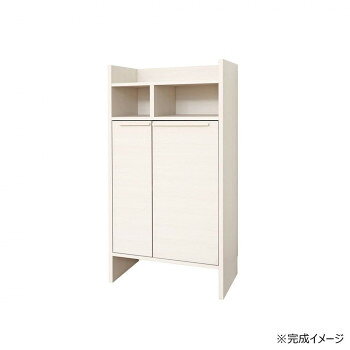 収納力たっぷりのチェストおしゃれで便利です。スリムなのに大容量になっております。ランドリー収納キャビネットです。幅64cmのスリム設計で、洗面所やリビングのちょっとした隙間にフィットします。 オープン収納と扉付き収納で、見せる・隠す収納を両...