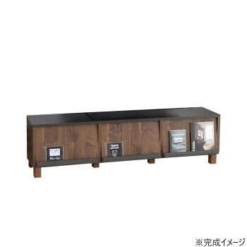 大型テレビにジャストなサイズ大型テレビにジャストなサイズとなっております。お洒落なブルックリンスタイルです。CDやDVDをディスプレイ出来る便利なフラップ扉があります。扉内はAV機器やソフトの収納に便利です。リビングをスタイリッシュに演出し...