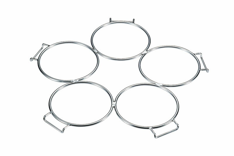 規格51-15用サイズ：適合鍋内寸510の段付き鍋材質：18-8ステンレス生産地：燕三条ご使用する鍋に適合するリングをご使用ください。お手持ちの鍋、茹で釜に合わせてご希望のサイズにてリングの製作が可能です。お問い合わせください。