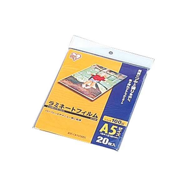 ※リニューアルに伴いパッケージ・内容等予告なく変更する場合がございます。予めご了承ください。A5サイズをラミネートするのに最適なラミネートフィルムです。用紙やツヤと張りを出し、水や汚れからしっかり守ります。 ●商品サイズ（約） LZ-A52...