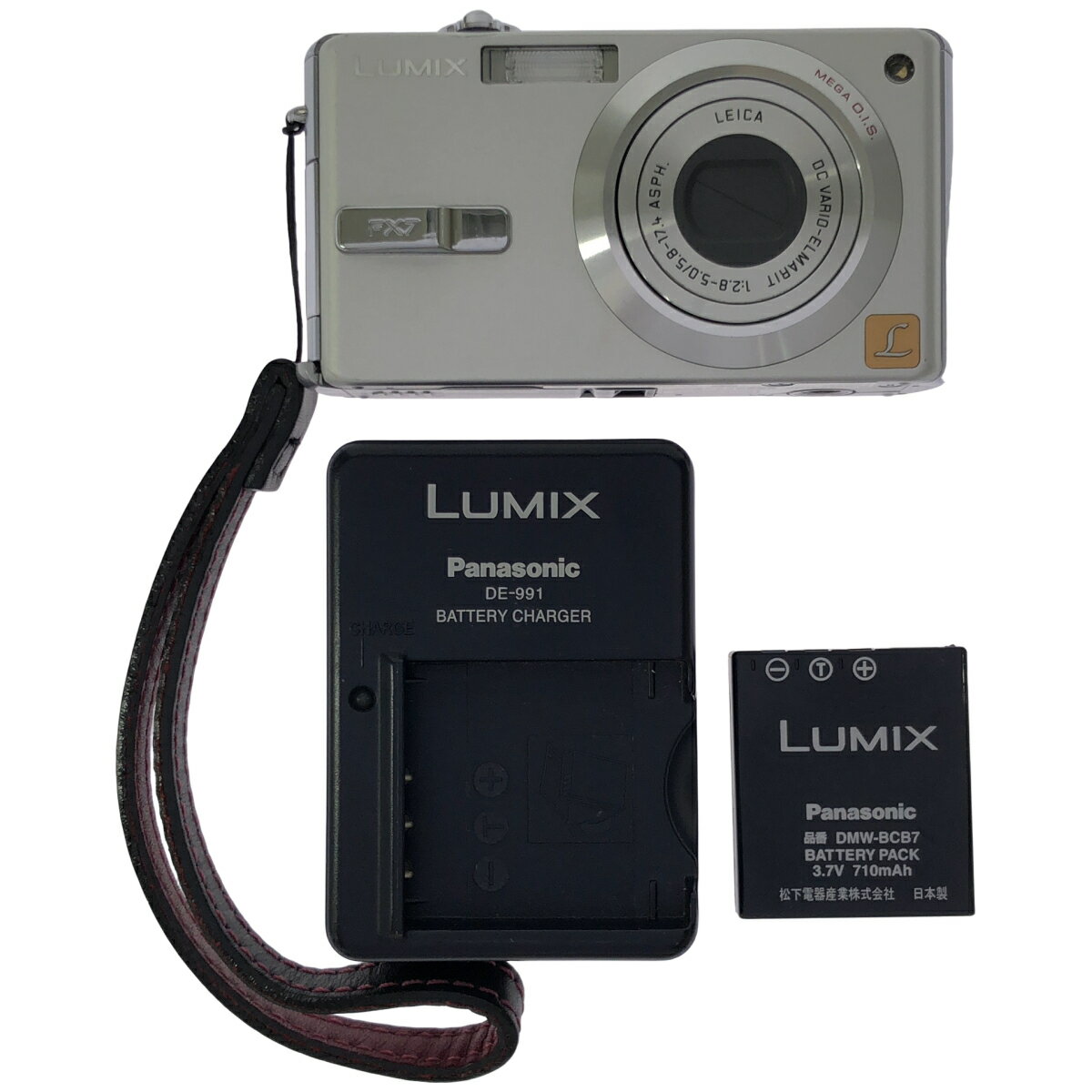 Panasonic DMC-FX7 シルバー 状態ランク： 中古 当店の商品は、他の方からお譲りいただいたものですが、外箱や保管状態をしっかりとチェックしております。 ・ 製造年月日は商品により確認できかねる場合がございます。 ・ ご利用の...
