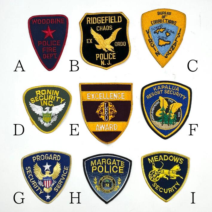 ポリスワッペン（新品） ポリス、セキュリティーポリス 政府、州機関ワッペン ※ワッペンをボンドで付ける場合のポイント 　ボンドをワッペンに塗った後　5分位置いて 　生乾きした後　貼る箇所に取りつけます 　その後アイロンでしっかり押さえるとワ...