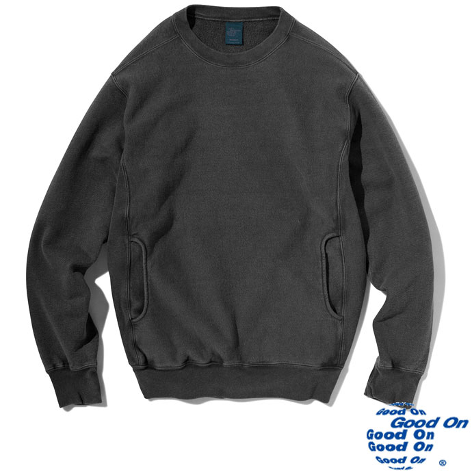 Good On グッドオン 13oz ヘビークルースウェットトレーナー GOBW1912 商品コード：GOBW1912/GOBW1912HG 厚みと密度のある13オンスのヘビーウェイトスウェット生地を使用した3Dパターンのクルーネックシャツ...