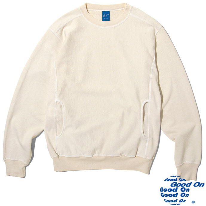 Good On グッドオン 13oz ヘビークルースウェットトレーナー GOBW1912 商品コード：GOBW1912/GOBW1912HG 厚みと密度のある13オンスのヘビーウェイトスウェット生地を使用した3Dパターンのクルーネックシャツ...