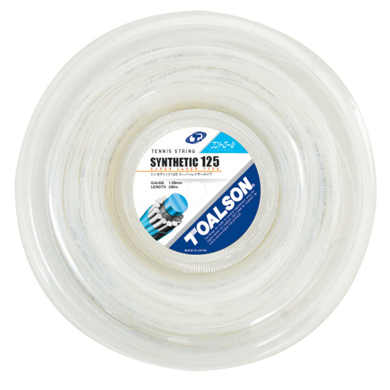 TOALSON(トアルソン)のシンセティックストリングです。 コストパフォーマンスに優れたロングセラーベーシックストリングです。 コントロール性を重視して開発されたストリングで、高品質ナイロン コンポジットにフィーリングの良いスーパーレイザ...