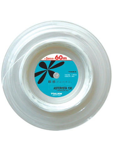 ■商品の紹介 　 TOALSON(トアルソン)のガットです。 60mロール。 カラー：スーパーホワイト メーカー希望小売価格：8500円（税別） ゲージ：1.30mm 長さ：60m 素材：異弾性複合コア 他の商品は、 店舗内検索欄に トアル...