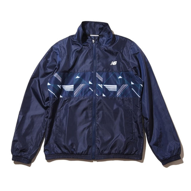 〜〜〜〜〜〜〜〜〜〜〜〜〜〜〜〜〜〜〜〜〜〜〜〜〜〜〜〜〜 ■商品の紹介 new balance(ニューバランス) の　ウインドジャケット　です。 幾何学柄モチーフのグラフィックを部分使いしたウィンドジャケット。 フロントはシングルファスナ...