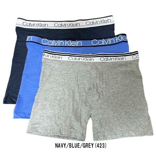 大人気カルバンクラインのアンダーウェア! デイリーユースに最適な、3枚セット。 ※モニター環境によりカラーイメージが異なる場合がございます。 ※並行輸入品のため、外箱にキズやつぶれがある場合がございます。 ※生産時期によって、ウエストゴムや...