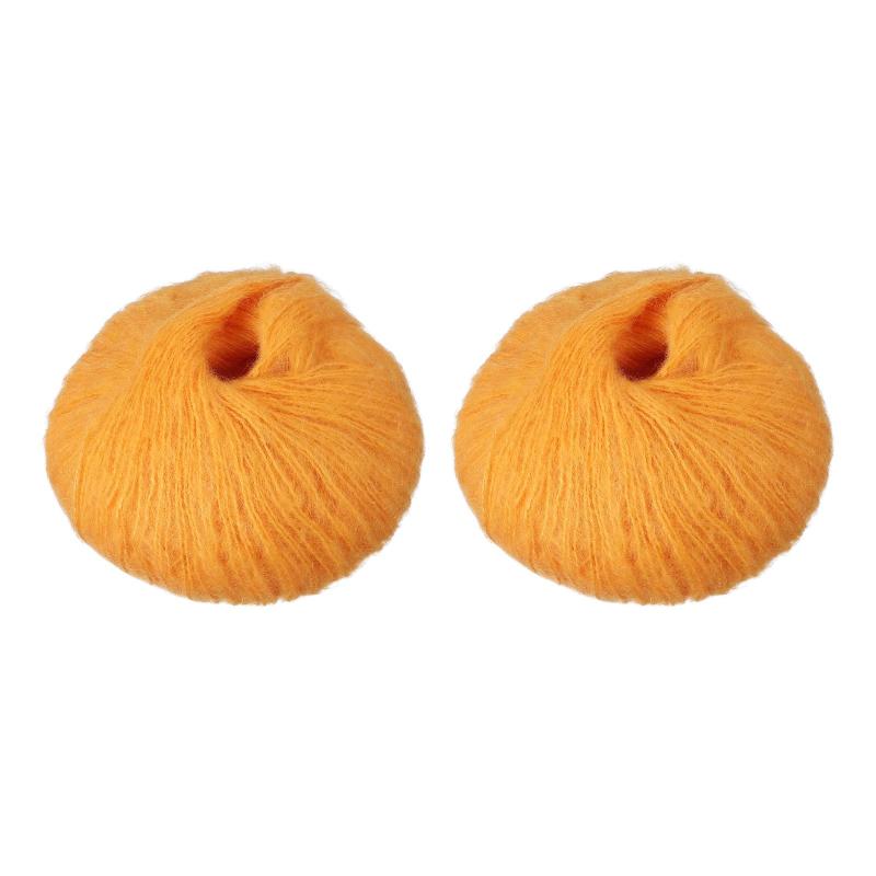 Skeins Wool Yarn, Soft Yarn Mohair Fuzzy Fur Fine Fluffy Thin for Crocheting Knitting Sweater Scarf Hat Crafts