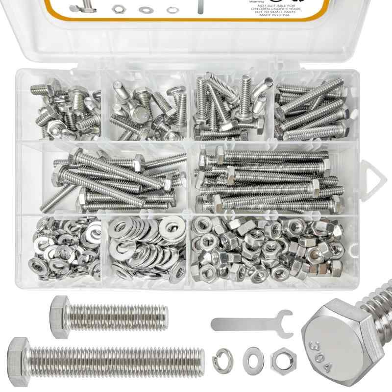 HEX Bolts and Nuts Kit（with Lock&amp;Flat washers・Wrenches）