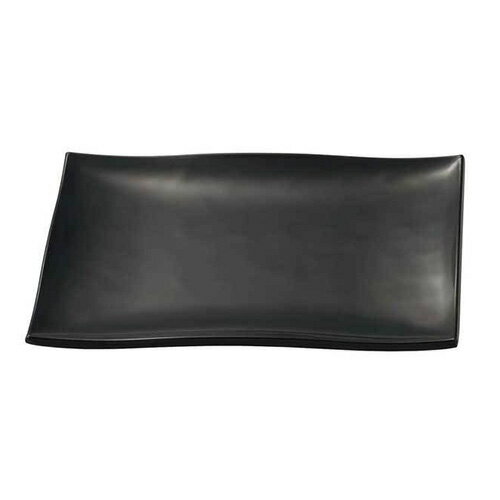 丈夫で安定感のあるメラミン樹脂製 角ばったソリッドが美しい角皿です。お寿司やお刺身などの和食に適します。黒色の食器は盛り付けた際に食材が映え、多くの食材に合わせてお使いいただけます。また食器の色移りが目立ちにくいため、業務用で使用する器とし...